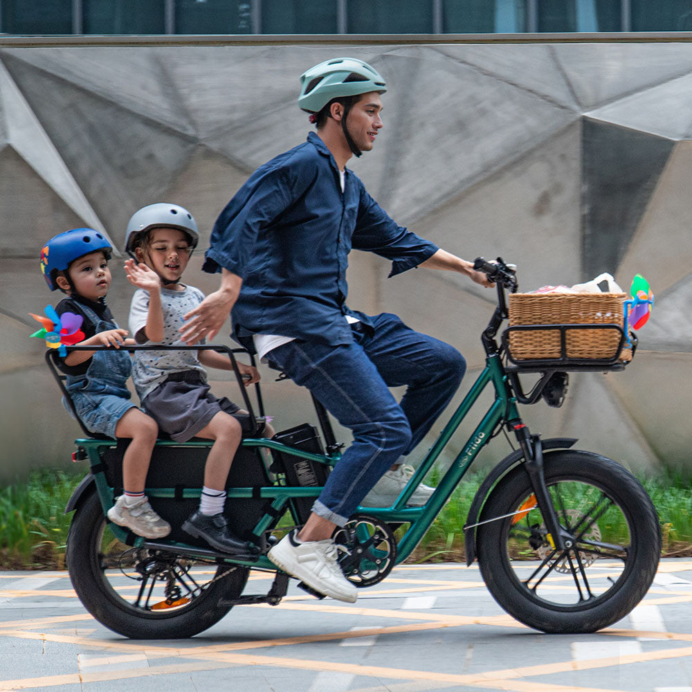 Fiido T2 - Longtail Versatile Cargo Ebike